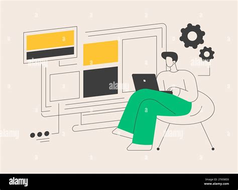 Copy Optimization Abstract Concept Vector Illustration Stock Vector