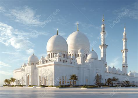 Islamic Architecture With White Domes Background Images Hd Pictures