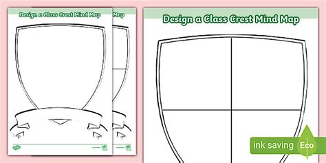 Design A Class Crest Blank Template