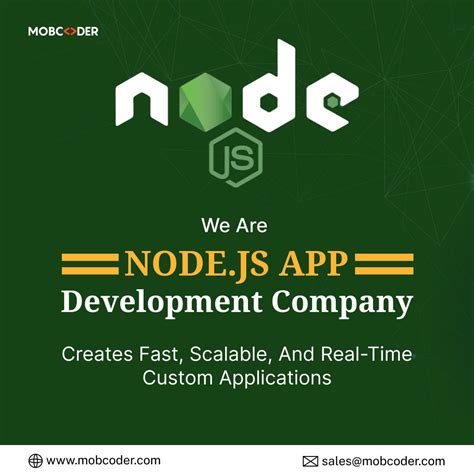 Mobcoder On Linkedin Mobcoder Nodejs Appdevelopment