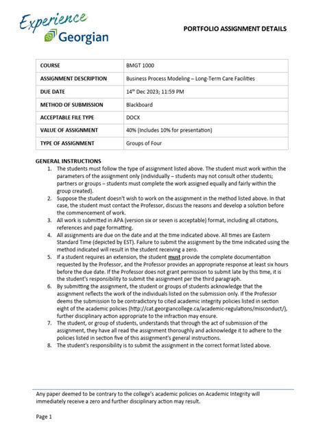 Final Assignment Pdf Performance Indicator Business Process