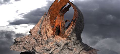 Dark Ages Claw Sculpted Tree Mountain 1 3d Model Cgtrader