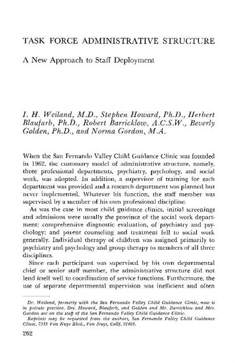 Pdf Task Force Administrative Structure Dokumentips