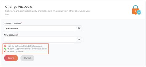 Password Validation Asgardeo
