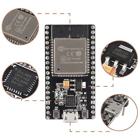 esp32 esp 32s nodemcu 32s esp wroom 32 development board 2 4 ghz wifi and bluetooth dual cores