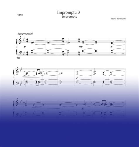 Impromptu 3 Sheet Music Pianists