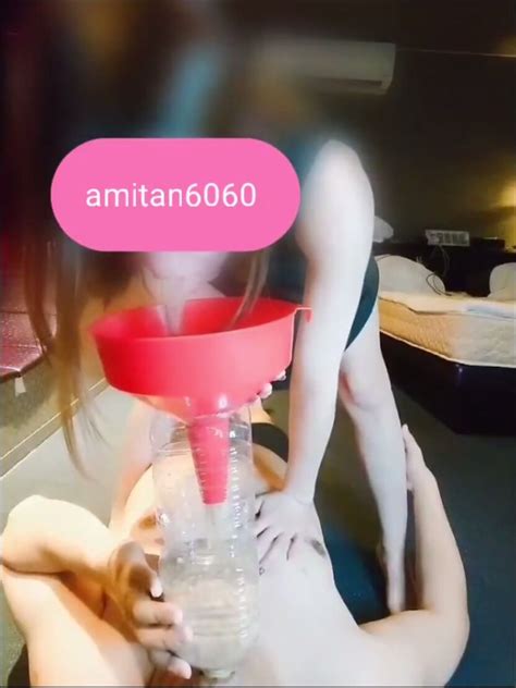 Petite Woman Fills Bottle With Puke Again ThisVid
