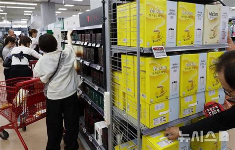 국제원두가격 상승인스턴트커피 가격 오른다