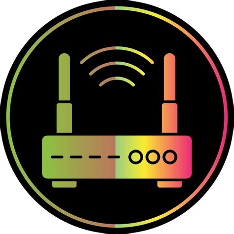 Wifi Router Glyph Due Color Icon 39146799 Vector Art At Vecteezy