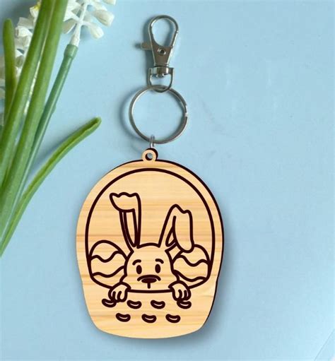 Easter Keychain E0020960 File Cdr And Dxf Free Vector Download For Laser Cut Free Download
