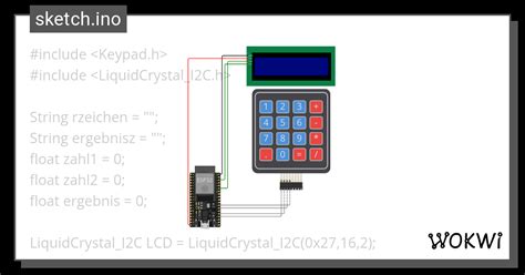 Calculator V2 Wokwi Esp32 Stm32 Arduino Simulator