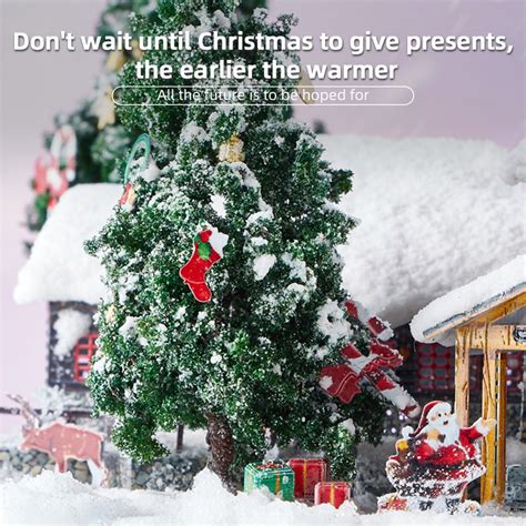 Build A Christmas Santa Clauss Village Model 3d Puzzle Kits Stirlingkit