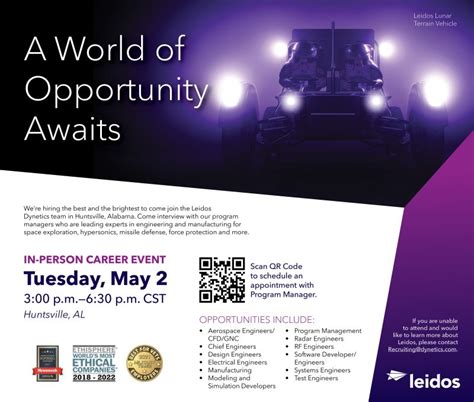 Dynetics Inc On Linkedin Hiringevent Huntsvillecareers Dynetics Leidos