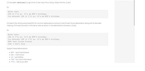solved 1 use scnr nextline to get a line of user