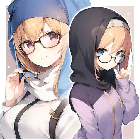 Premium Ai Image Anime Girl With Glasses And A Smile