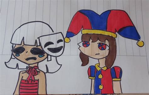 Gangle And Pomni Human By Pinkyhiu On Deviantart