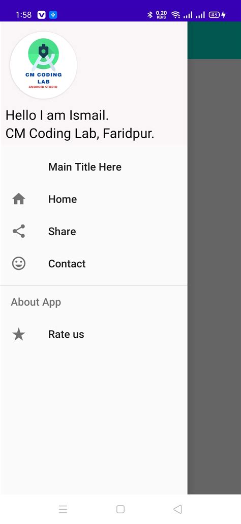 How To Use Navigation Drawercustom Navigation Drawer In Android