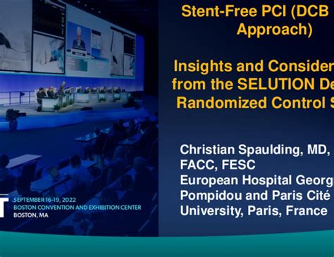 Stent Free Pci Dcb Only Approach Insights And Considerations From The Selution De Novo