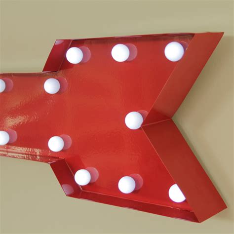 Red Arrow With Led Lights Melody Maison®