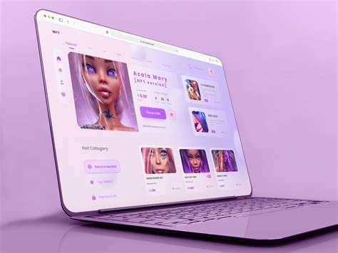 NFT Marketplace Girly Pon By John Mevis On Dribbble