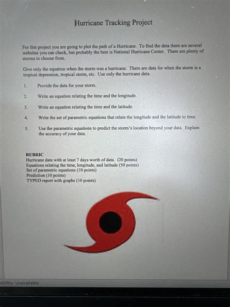 Solved Hurricane Tracking Projectfor This Project You Are
