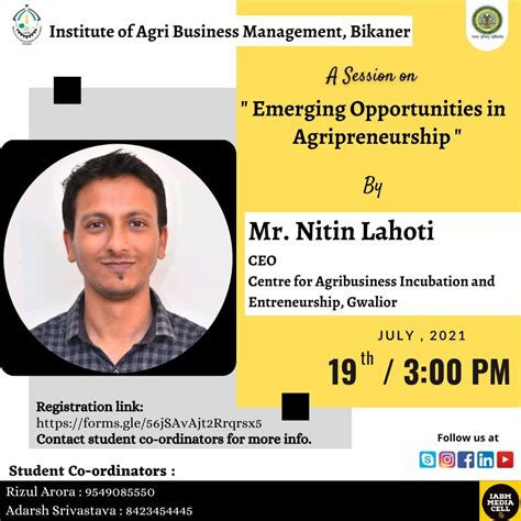 Adarsh Kumar On Linkedin Webinar2021 Agriculture Agribusinesses