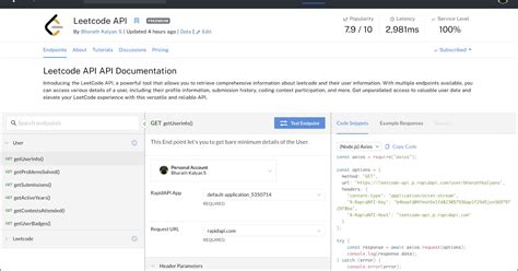 Leetcode Public Apis