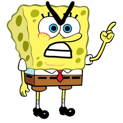 Spongebob Angry By Danwoo03010 On Deviantart