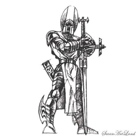 Малюнки лицарів в обладунках олівцем 20 фото ТЕГ