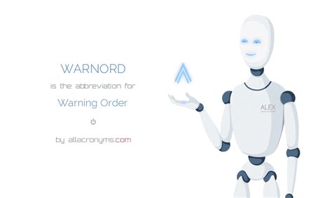 Warnord Warning Order