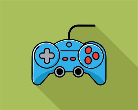 Premium Vector Joypad Vector Flat Color Icon Game Joystick Vector