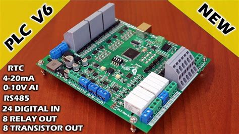 Plc Con Arduino Atmega2560 V6 Con Entradas De 4 20ma 24 Entradas