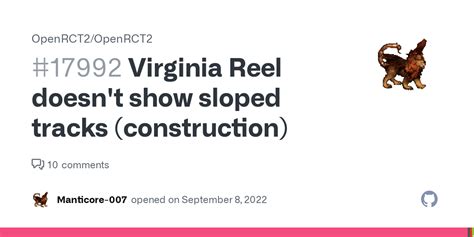 Virginia Reel Doesnt Show Sloped Tracks Construction · Issue 17992