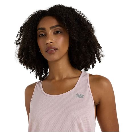 New Balance Athletics Tank Sleeveless T Shirt Pink Runnerinn