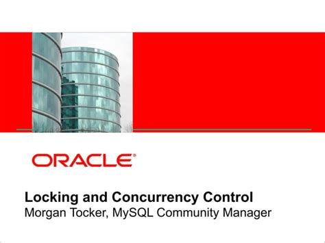 locking and concurrency control ppt