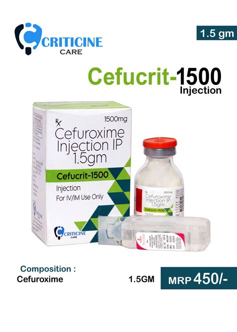 Cefuroxime Injection 1 5gm Manufacturer Supplier Pcd Franchise