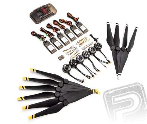 E800 Pohonný Systém Set 6x Motor Regulátor Vrtule Rcprofi Cz