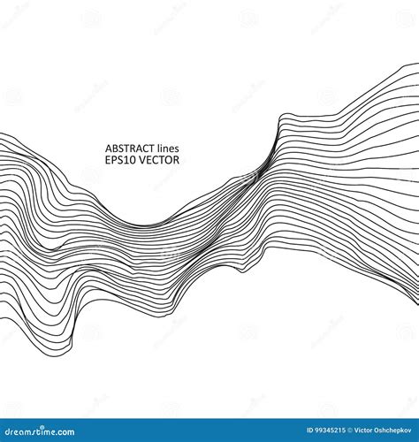 Abstract Dynamic Lines Stock Vector Illustration Of Effect 99345215