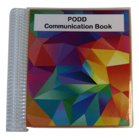 Sample Podd™ Communication Book Scope Australia Scope Australia