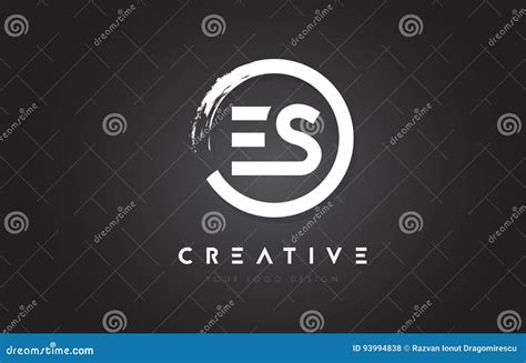 Jo Circular Letter Logo With Circle Brush Design And Black Background Vector Illustration