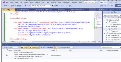 standard 2 0 accessing data from entity framework that s in
