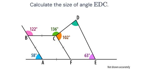 Calculate The Size Of Angle EDC Not Drawn StudyX