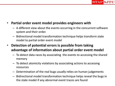 Ppt Analysis Of Concurrent Software Models Using Partial Order Views