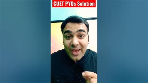Cuet Pyqs Solutions🥳 Shorts Youtube
