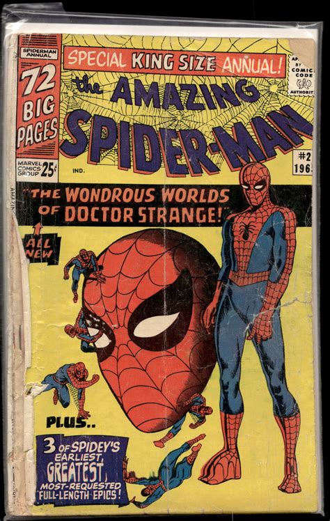 The Amazing Spider Man Annual 2 1965 Spider Man Key Issue Comic