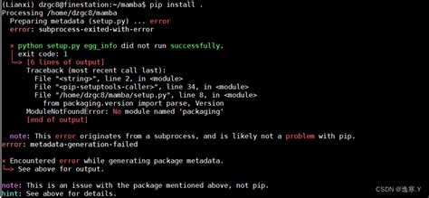 在linux系统内使用conda安装mamba与causal Conv1dlinux逸寒y Gitcode 开源社区