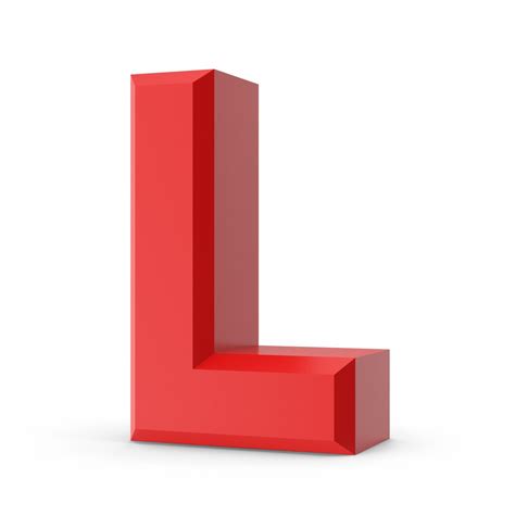 Letter L 3d Model Turbosquid 2272751