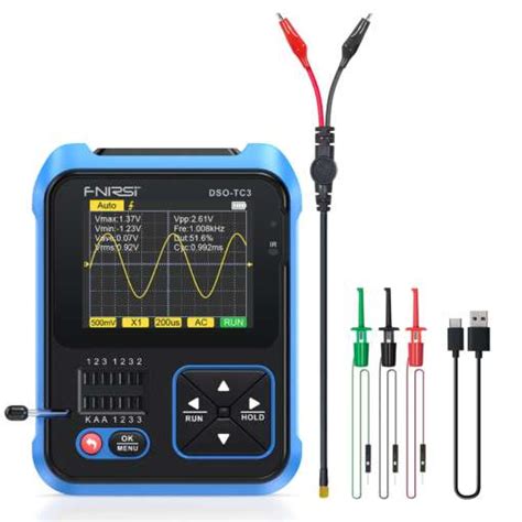 Fnirsi Dso Tc3 3 In 1 Handheld Multitester And Oscilloscope Makers Electronics