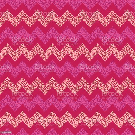 분홍색과 빨간색 재미 점선 점선 점선 무음 벡터 패턴에서 만든 점선 직물 스크랩북 벽지 프로젝트에 대한 표면 패턴 디자인 갈매기표 수장에 대한 스톡 벡터 아트 및 기타