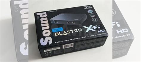 Звуковая карта Creative X-Fi HD Sound Blaster USB купить в Санкт ...